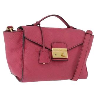 Prada Sac &agrave; main vintage Pre-owned - Femme - Pre-owned - Rose - Taille: ONE Size