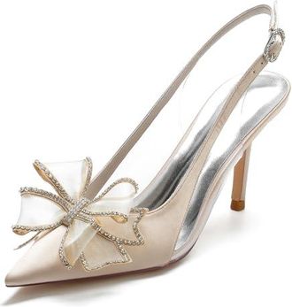 Generic Chaussures De Robe À Lacets pour Femmes avec Perle Bout Pointu ...