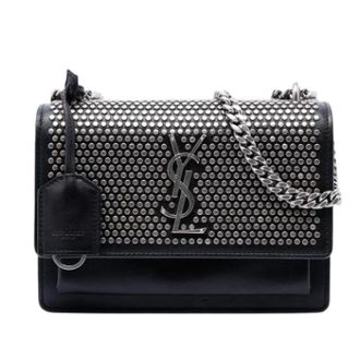 Saint Laurent Pre-owned The Sunset Shoulder Bag - Femme - Pre-owned - Noir - Taille: ONE Size