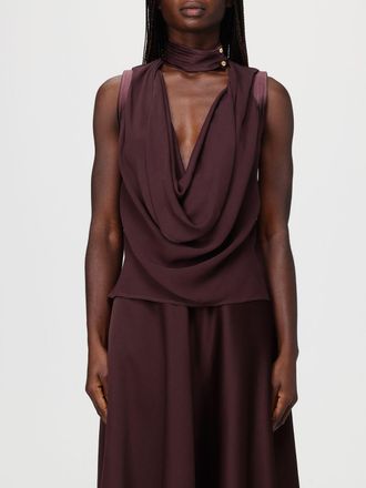 Elisabetta Franchi Top ELISABETTA FRANCHI Femme couleur Marron
