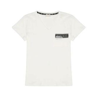 Liu Jo Femme, Tops, Blanc, Taille: 42 FR ECS T-Shirt M/C