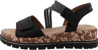 Tom Tailor Damen 2690050002Sandale mit Absatz Schwarz 38 EU