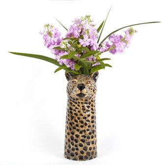 Quail Ceramics Leopard Blume Vase