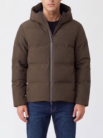 Herno Gesteppte Daunenjacke von aus wasserabweisendem Stretch-Nylon mit Kapuze