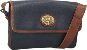 Burberry Sac bandouli&egrave;re vintage Pre-owned en PVC - Femme - Pre-owned - Bleu - Taille: ONE Size