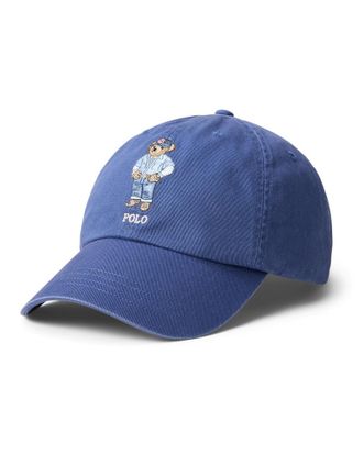 Ralph Lauren Cap aus Baumwolle mit Polo-Bear-Aufn&auml;her in