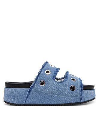 INUIKII Pantoletten Jeans Studos 70103-150 506 Dunkelblau