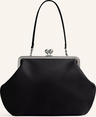 Coach Handtasche Kisslock Frame Large schwarz