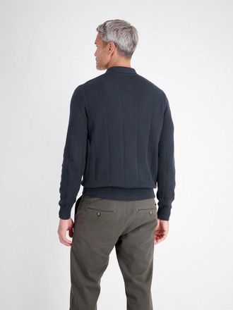 Lerros Langarm-Poloshirt Elegantes Langarmpolo mit raffinierten Vertikalstreifen