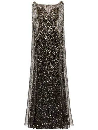 Jenny Packham Roman Kleid - Schwarz