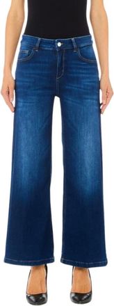Liu Jo Femme, Jeans, Bleu, Taille: W27 Wide Jeans