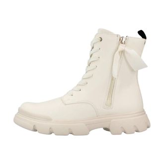 Geox Junette Schn&uuml;rstiefel - - Shoes - Damen - Wei&szlig; - 38 EU