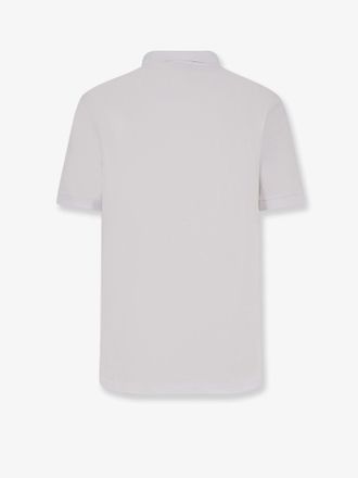 Stone Island Mens Polo Shirt Cotton White T-shirts And Polos