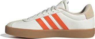 adidas Vl Court 3.0 Shoes Damen Schuhe, Core White Impact Orange Gold Met, 39 1/3 EU