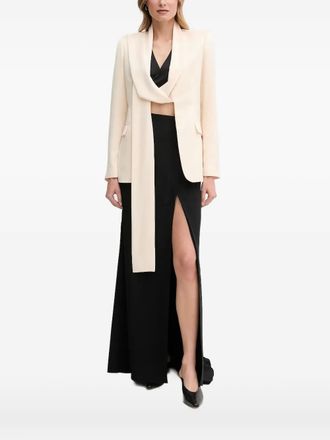 Sandro Ferrone Gewickelte Jacke mit Schnürung - Nude