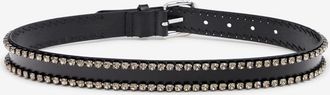 Isabel Marant Ceinture Zap En Cuir - Femme - Noir-palladium - Taille75 - Isabel Marant