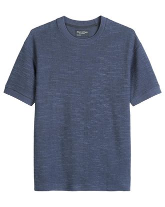 Marc O'Polo Strukturiertes T-Shirt aus einem elastischem Baumwollmix in