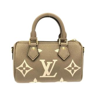 Louis Vuitton Pre-owned Nano Speedy Monogram Empreinte Boston Bag - - Pre-owned - Damen - Beige - ONE SIZE