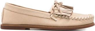 Henderson Femme, Chaussures, Beige, Taille: 37 1/2 EU Mocassins &agrave; Franges Tassia