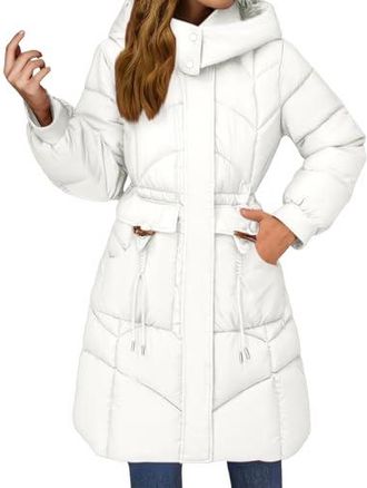 Generic Blouson Femme Hiver Chic Doudoune Femme Chaude Veste D&eacute;contract&eacute;e En Coton Chaud Et &Eacute;pais Pour Taille Longue Style Europ&eacute;en Et Am&eacute;ricain Doudoune Vest