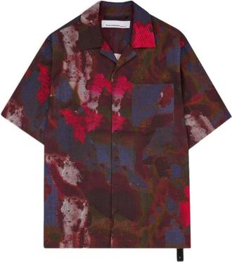 OAMC Oamc, Homme, Chemises, Multicolore, Taille: L Chemise &agrave; imprim&eacute; logo Peacemaker