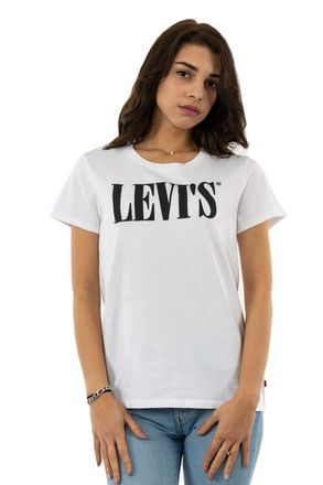 Levi's Damen The Perfect Tee T-Shirt,Serif White,M