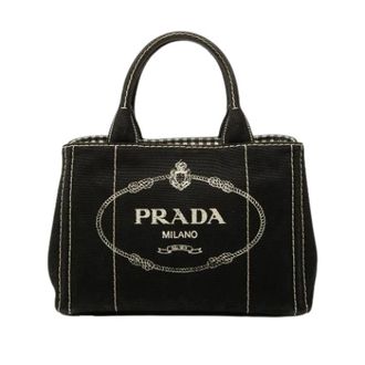 Prada Pre-owned Canvas Satchel - - Pre-owned - Damen - Schwarzk - ONE SIZE
