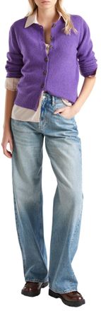 Benetton Koreanisches Trikot M/L, violett, M