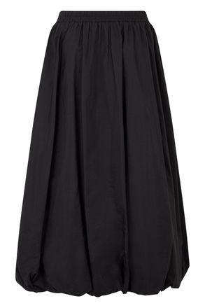 Max Mara Womens Skirt Wide Flared Black Polyamide