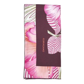 Ferragamo Brezza Square Scarf - - Accessories - Damen - Mehrfarbig - ONE SIZE