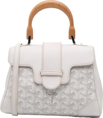 Goyard Hobo Bags - Mini Goyardine Saigon Souple - Gr. unisize - in Weiß - für Damen
