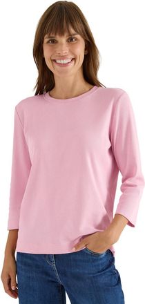 Cecil Shirt mit Rippstruktur Blossom Glow XS