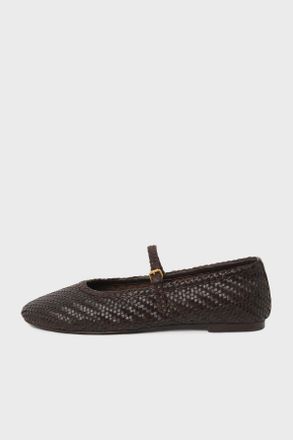 Gerard Darel Ballerines en cuir tress&eacute; - OLIVIA - Marron