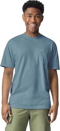 Comfort Colors Short Sleeve Pocket Tee, Style G6030 T-Shirt, Bleu Glace, XL (Lot de 12) Homme