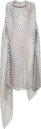 Dries Van Noten Femme, Robes, Blanc, Taille: 38 FR Asymmetric Polka Dot Short Dress