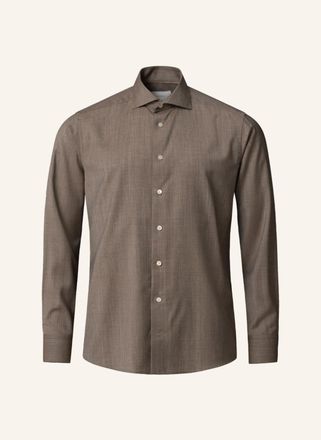 Eton Merino-Hemd Contemporary Fit beige