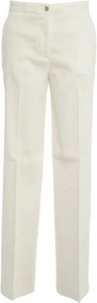 Pinko Pinko, Femme, Pantalons, Blanc, Taille: 38 FR Pantalon Droit Jacopone