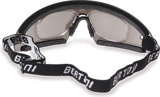 Bertoni Winddichte Sportbrille Schutzbrille für Brillenträger mit Sehstärke - Skifahren - Reiten - Motorradfahrer - Fallschirmspringen - Abnehmbarer Optischer