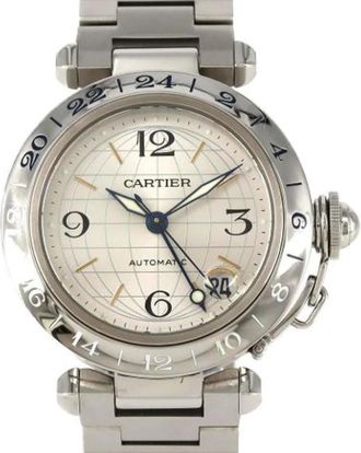 Cartier unisex, Pre-owned, Gris, Taille: ONE Size Montre Vintage Pre-owned en Acier Inoxydable