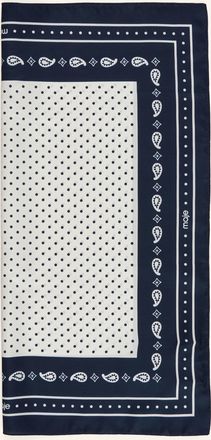 Maje Seidentuch blau