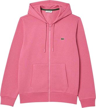 Lacoste Hoodie mit durchgehendem Rei&szlig;verschluss f&uuml;r Herren, Jerseyware (Pink)