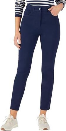 Damart Pantalon 7/8&egrave;me Slim Femme Bleu Taille 40