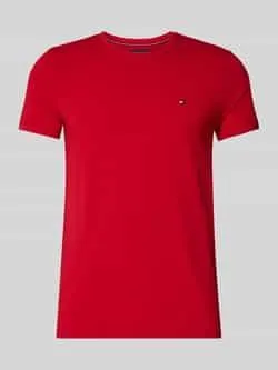 Tommy Hilfiger Slim Fit T-Shirt aus Baumwoll-Mix
