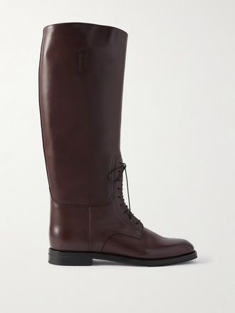 Churchs Bottes À Lacer En Cuir - Marron