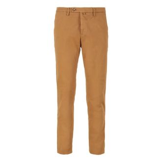 Gallo Gallo, Homme, Pantalons, Jaune, Taille: M Pantalon long en coton beige uni pour hommes