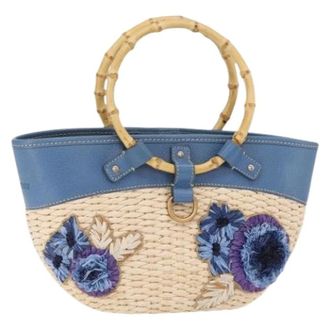 Miu Miu Sac &agrave; main Pre-owned - Femme - Pre-owned - Bleu - Taille: ONE Size