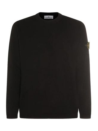 Stone Island Pull Col Rond - Noir