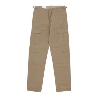 Carhartt Work in Progress Aviation Leder Cargo Hose - - Trousers - Herren - Beige - W36 L34