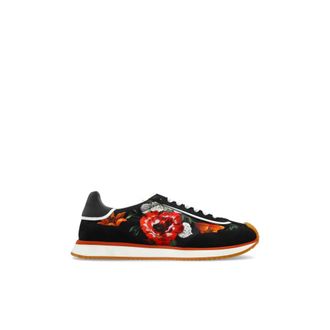 Dolce & Gabbana Sportschuhe mit floralem Muster - - Shoes - Damen - Schwarzk - 35 EU