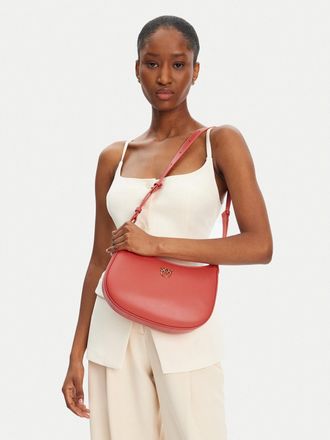 Pinko Handtasche PINKO Half Moon Mini Fl 102790 A0F1 Korallenfarben